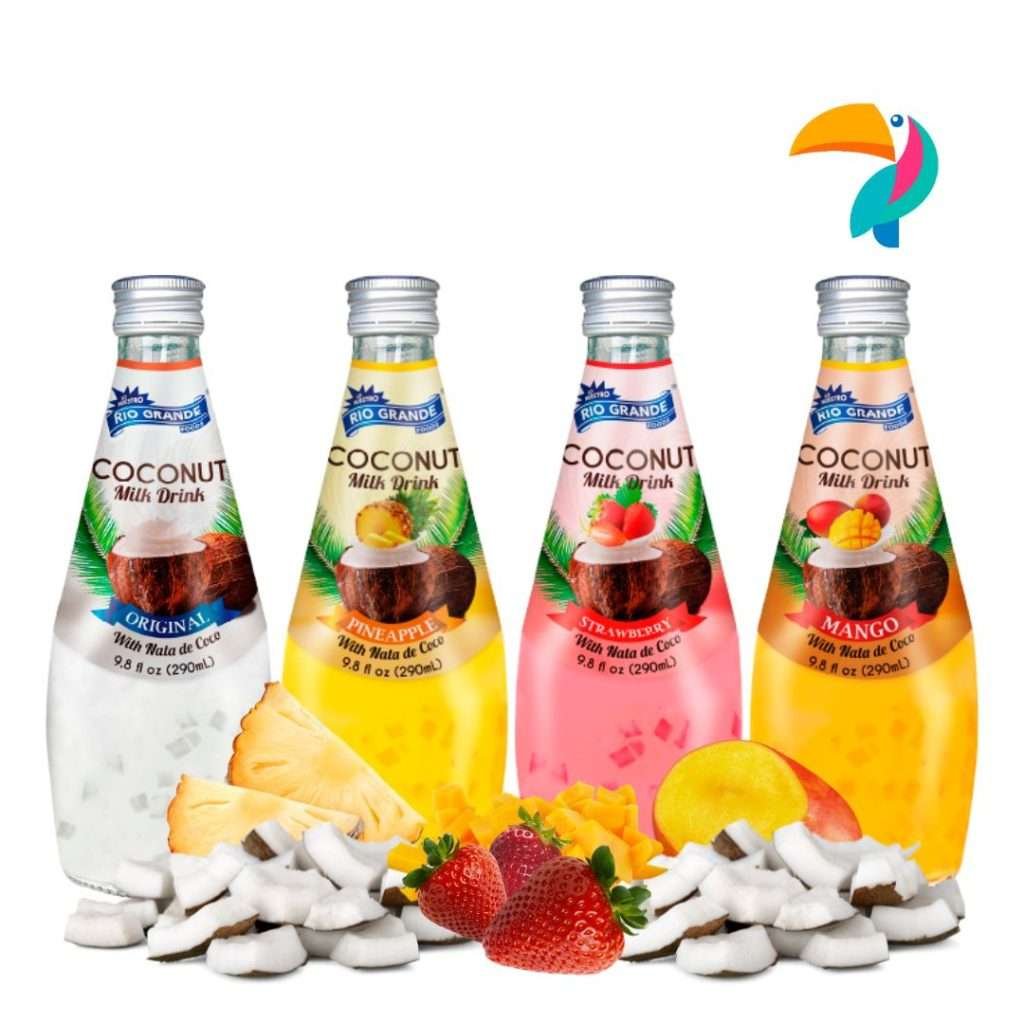 Bebida con Nata de Coco Sabores Variados 6 x 290ml | Amazonas Latin Market