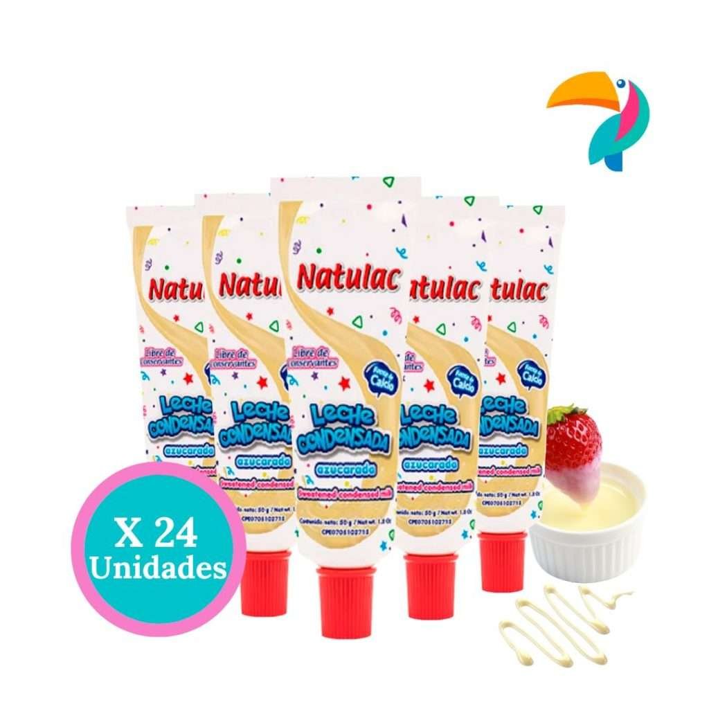 Leche Condensada Natulac Tubito 24x50g (Caja) | Amazonas Latin Market