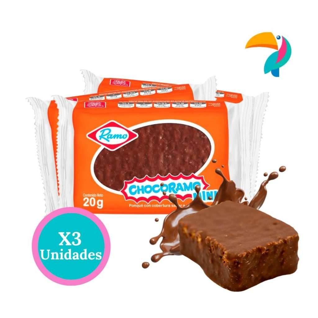 Chocoramo Mini- Ponqué de Chocolate 3unidades x20g | Amazonas Latin Market