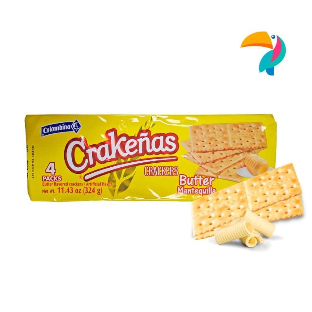 Crakeñas Sabor Mantequilla Colombina 4 Pack 324g | Amazonas Latin Market
