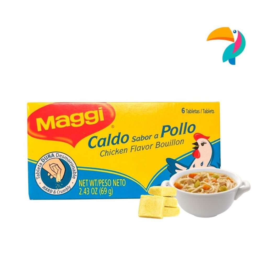 Caldo Sabor a Pollo Maggi Tabletas 2.43 oz | Amazonas Latin Market